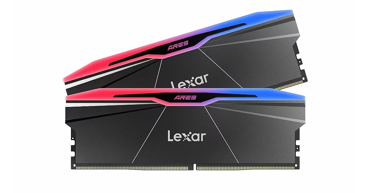 Lexar ARES RGB Gen2, DDR5, 32GB, 6000MT/s, CL26, Kit of 2 ...