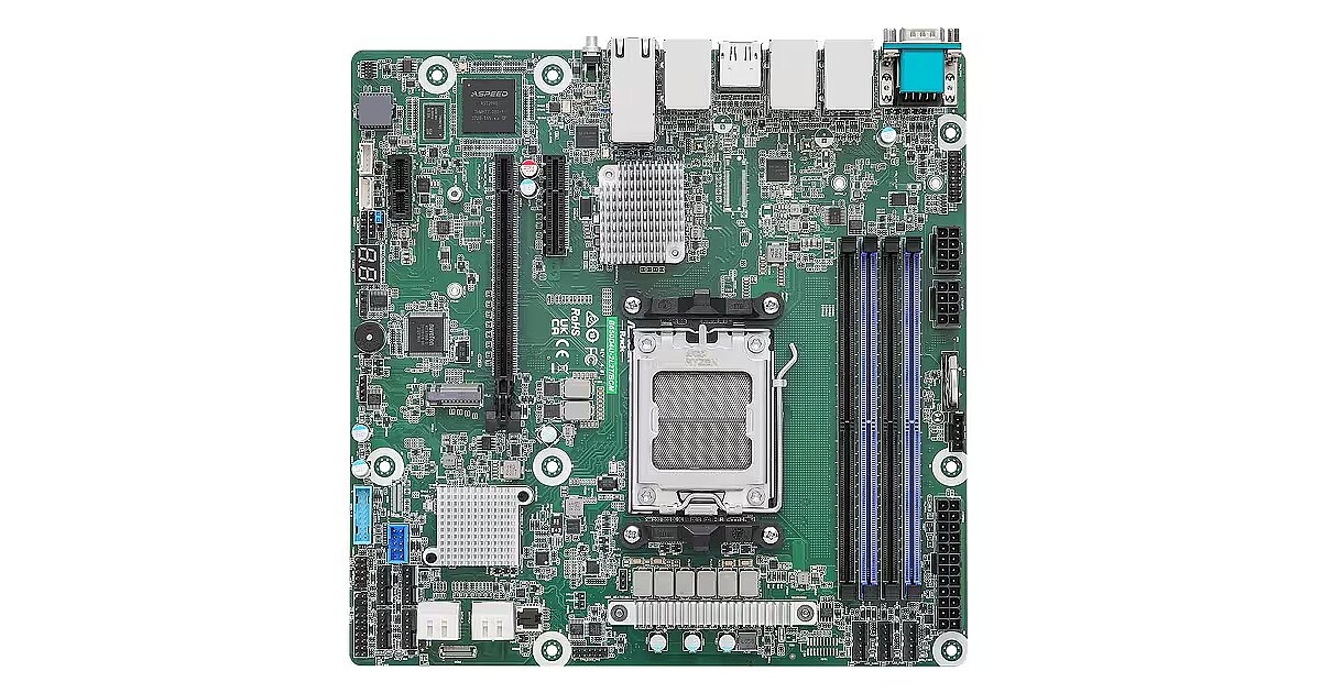 Asrock B650D4U-2L2T/BCM motherboard AMD B650 Express Socket AM5 micro ...