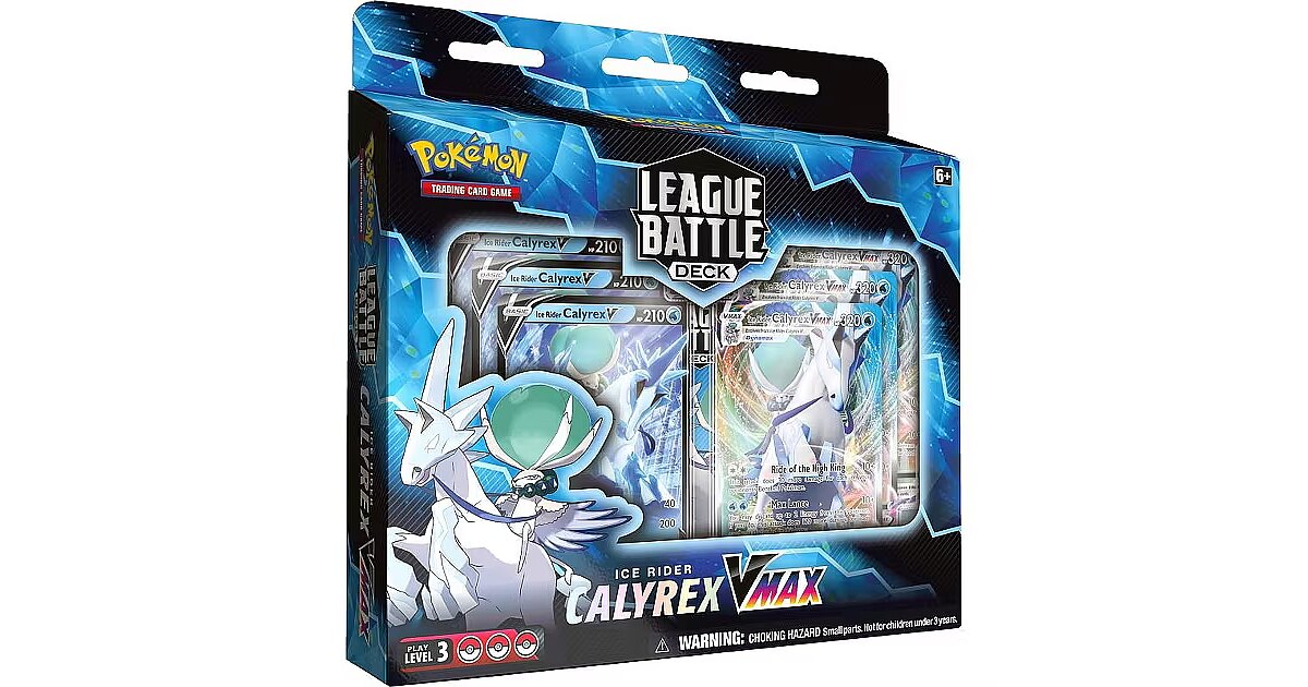 Pokemon TCG Cards TCG Ice Rider Calyrex Vmax League Battle Deck (10018057)