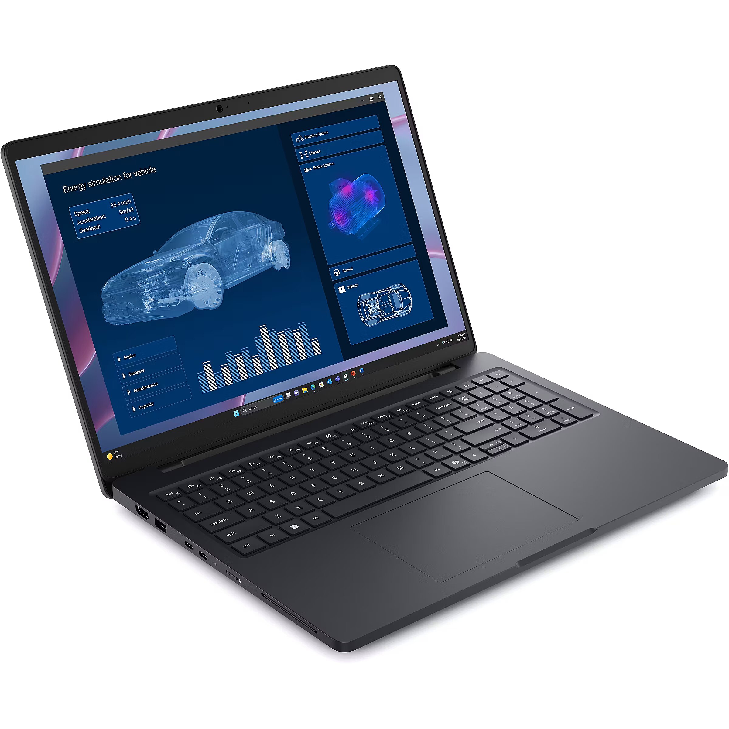 Dell Pro Max 16 MC16255 Black, 16" WUXGA, Ryzen AI 7 PRO 350, 32GB ...